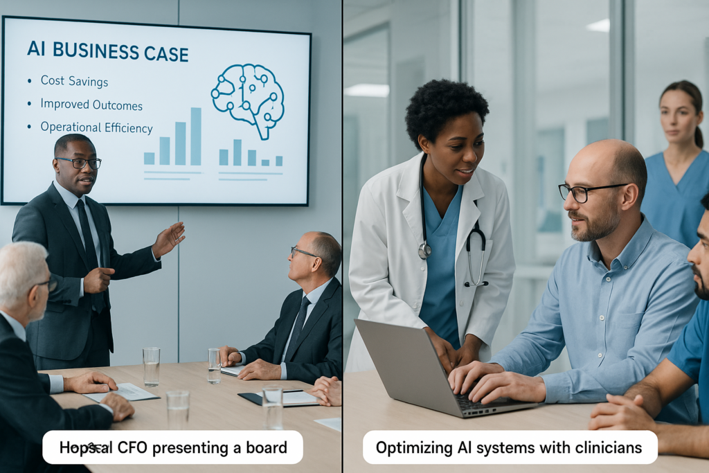 Communicating AI Value in Healthcare: CFO vs CTO Playbook - Rose Digital